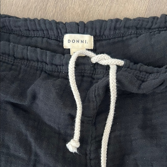 DONNI. | Pants & Jumpsuits | Donni Black Drawstring Pants | Poshmark